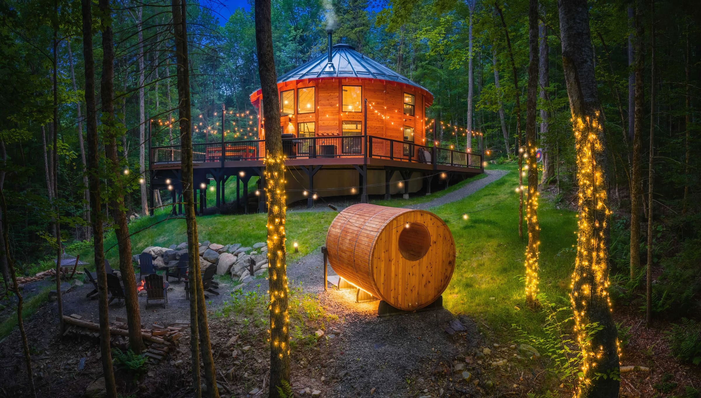 Mount Snow Yurt - Luxury Cabin Rental in Vermont